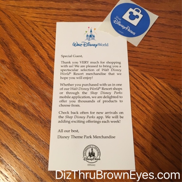 Shop Disney Parks App Review - Diz Thru Brown Eyes